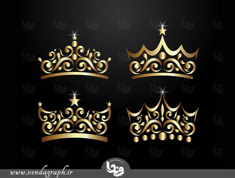 وکتور طلای تاج | وندا گراف