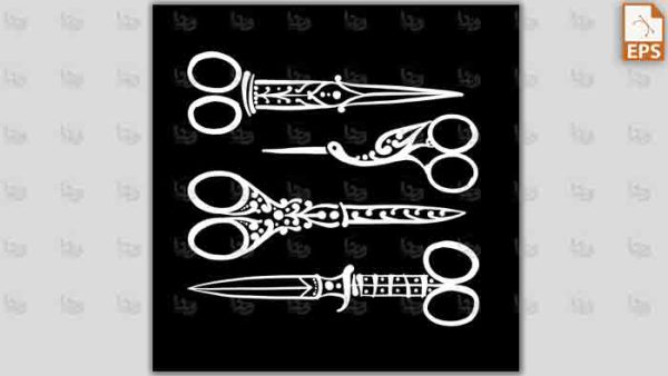 وکتور قیچی | وندا گراف